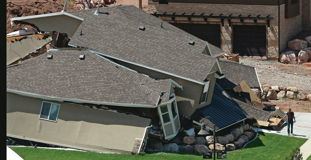 Landslide hits Utah neighborhood, destroys home | News ...