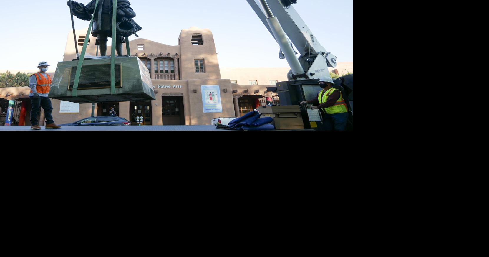 Plan to put conquistador statue in museum leaves many unhappy | Local ...