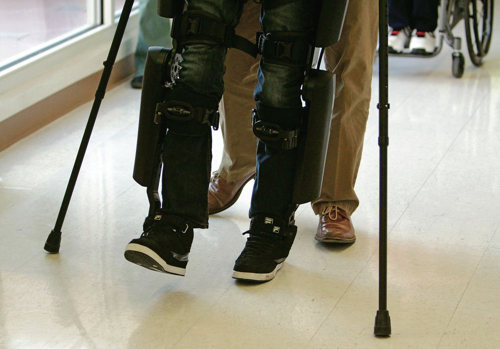 Bionic suit allows paralyzed Santa Fe man to walk again | Local News ...