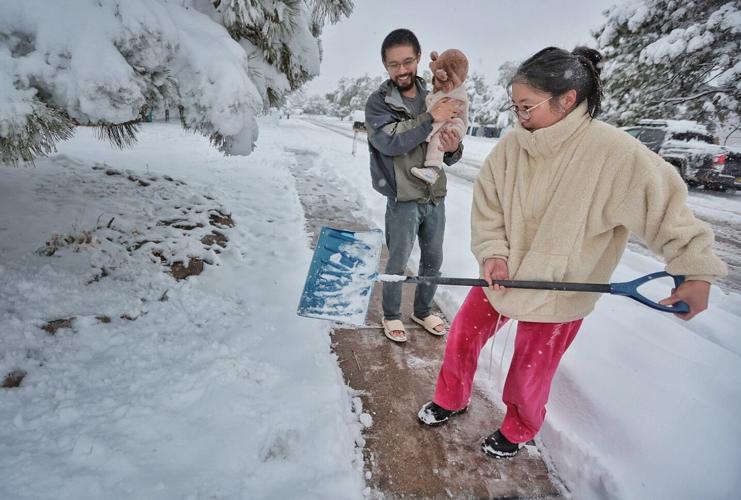 Santa Fe, region buried in snow as early winter blast bears down ...
