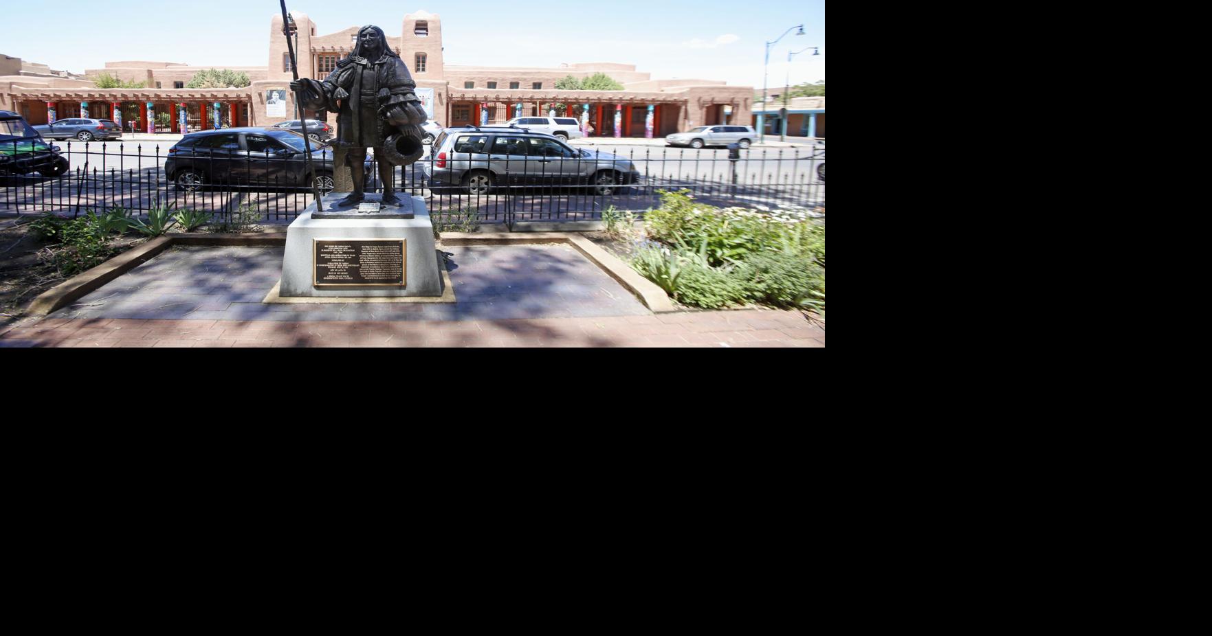 Controversial statue of Spanish conquistador installed at New Mexico ...