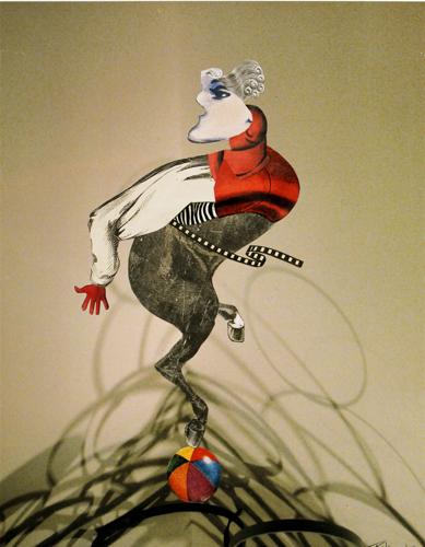 Making the cut: Collage artists Hope Kroll, Sherry Parker, and Frank ...