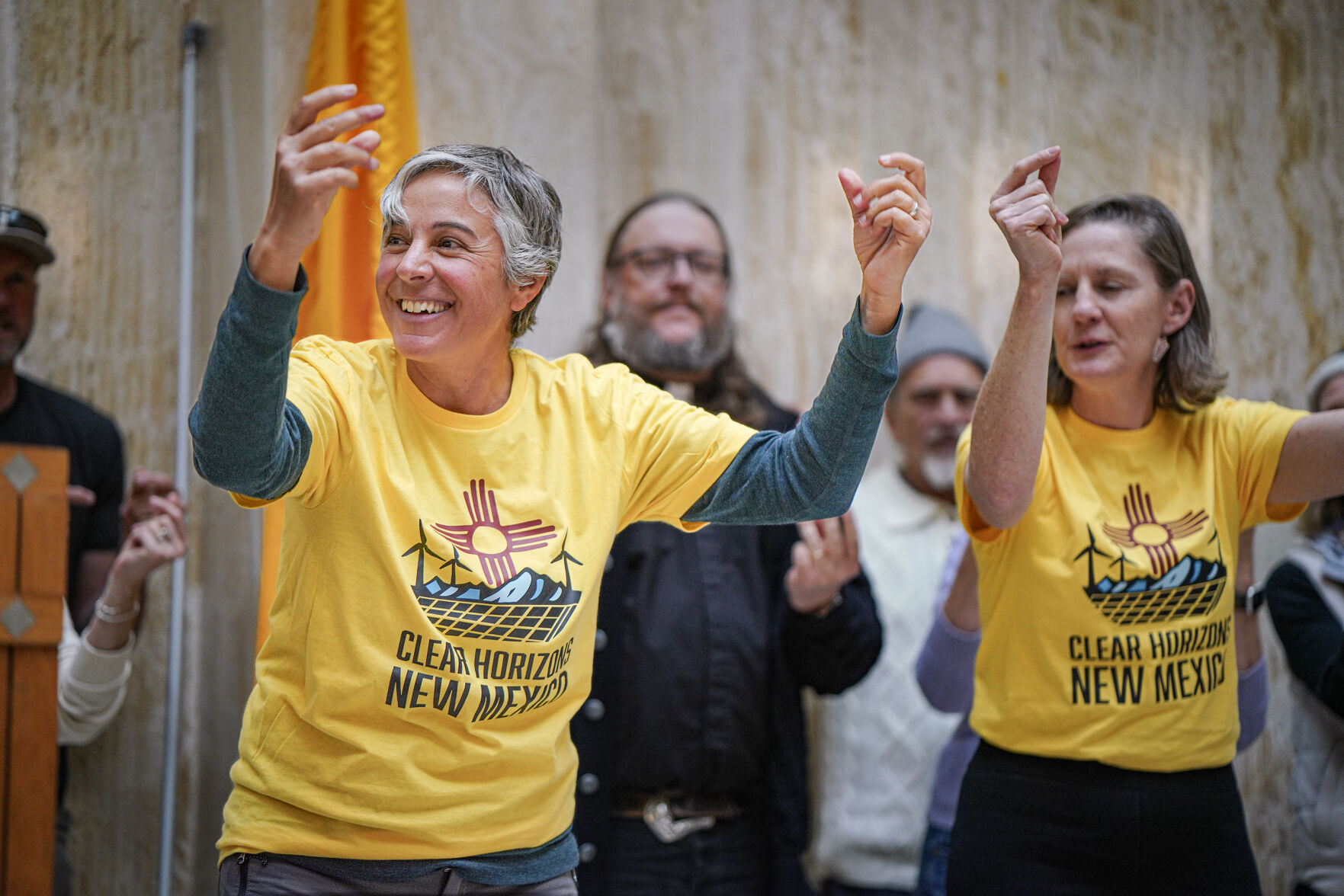 Faith-based climate advocates arrive at state Capitol after 300-mile ...