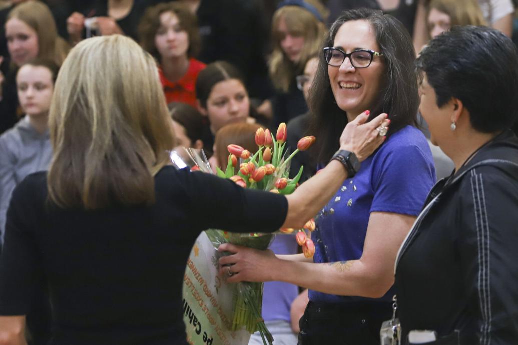 Santa Fe teacher honored with prestigious Golden Apple award | Local ...