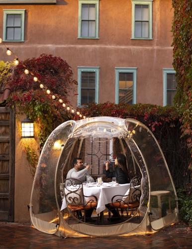 Santa Fe steakhouse will give outdoor dining domes a try | Local News ...