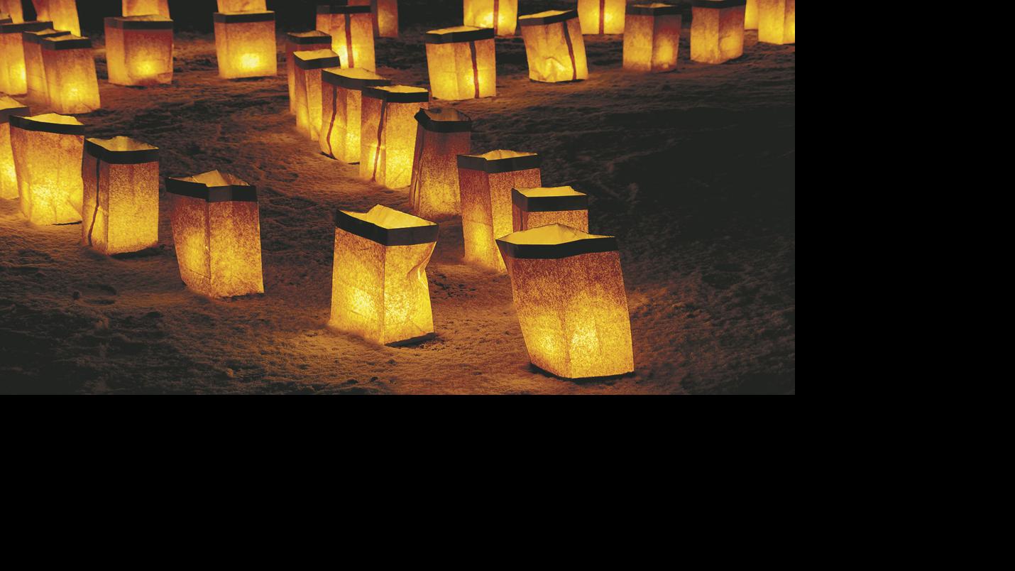 Farolitos illuminate the way: Lights of Los Luceros | Art ...