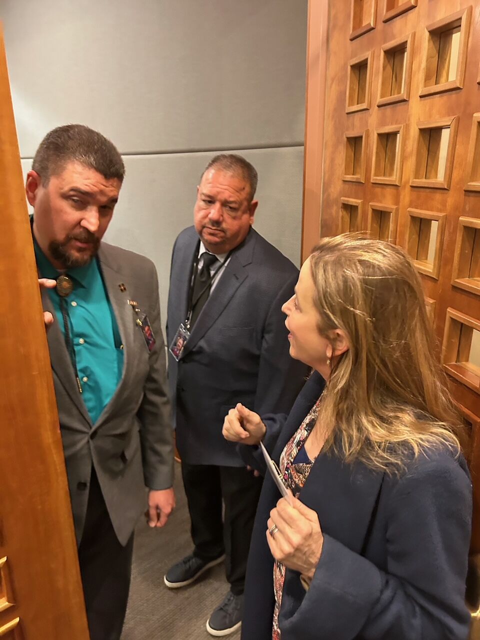 Many in public denied seats to speech after governor's team takes up ...