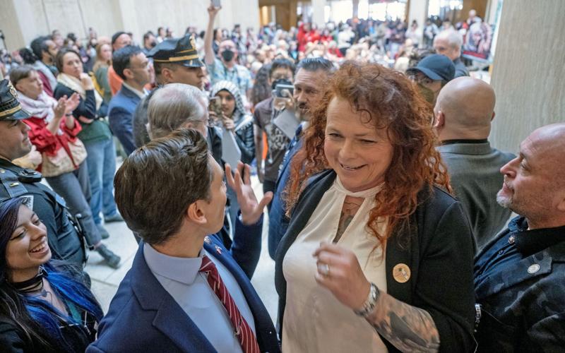 Lawmakers, advocates clash at pro-Palestinian rally at Capitol ...