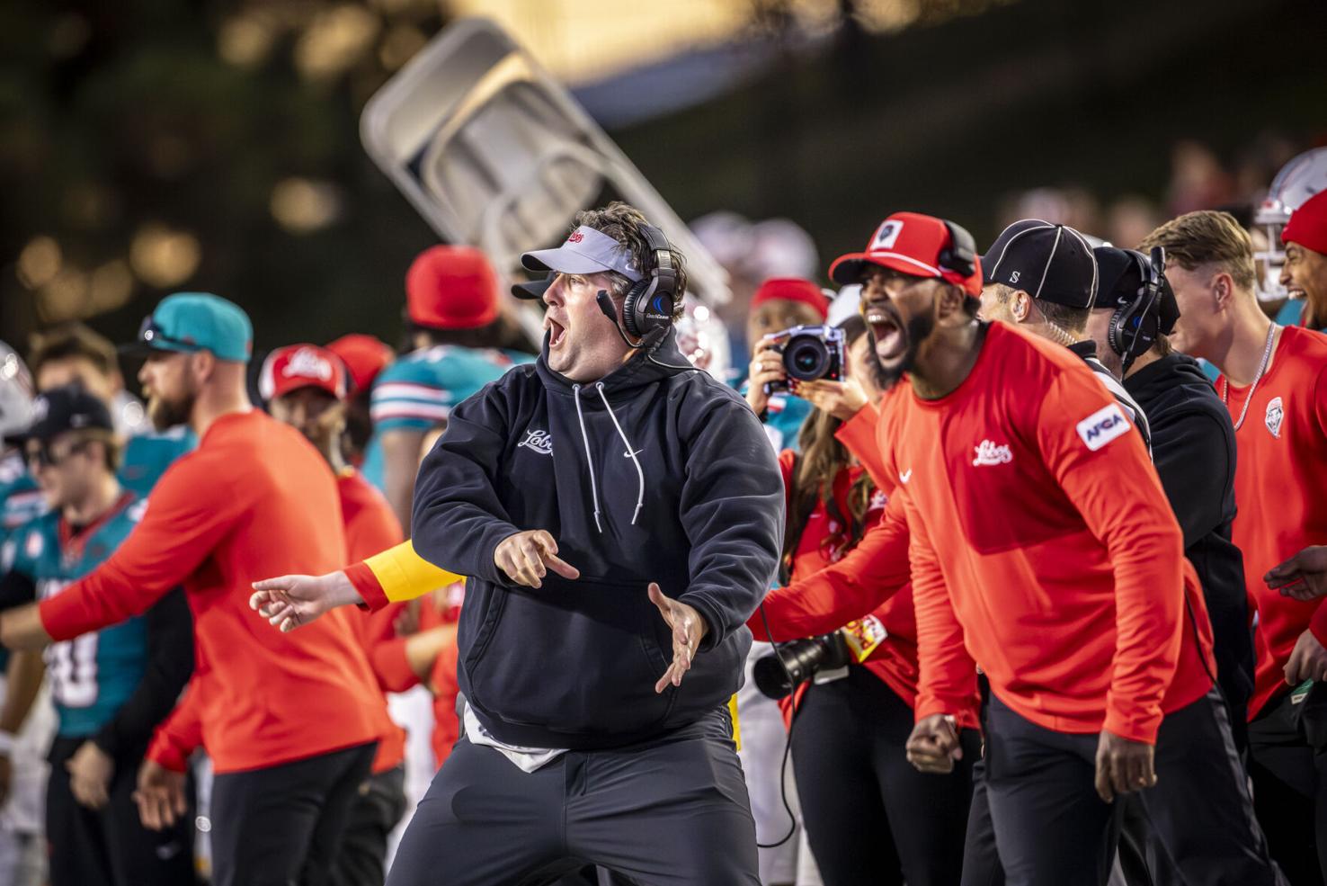 Lobos' Eck named Mountain West Coach of the Year; son Jaxton shares ...