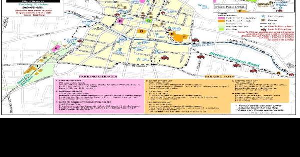 Parking Map for Downtown Santa Fe | Magazines | santafenewmexican.com