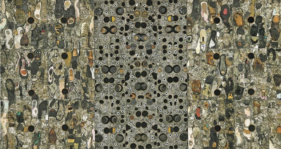 Terry Maker uses alchemy — and a few old shoes — to forge works with ...