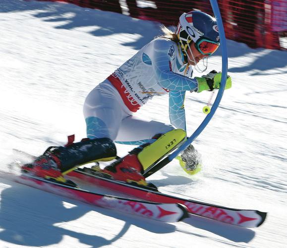 Skiing: American Mikaela Shiffrin defends slalom title at worlds ...