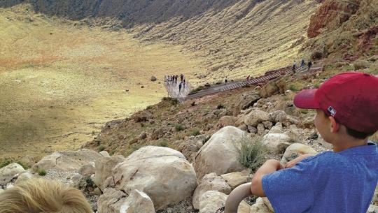 Meteor Crater, a great big hole in the ground, is well worth the trip ...