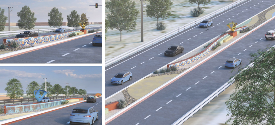 First phase of Airport Road repaving mostly done; median work to ...