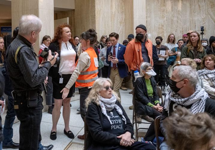 Lawmakers, advocates clash at pro-Palestinian rally at Capitol ...