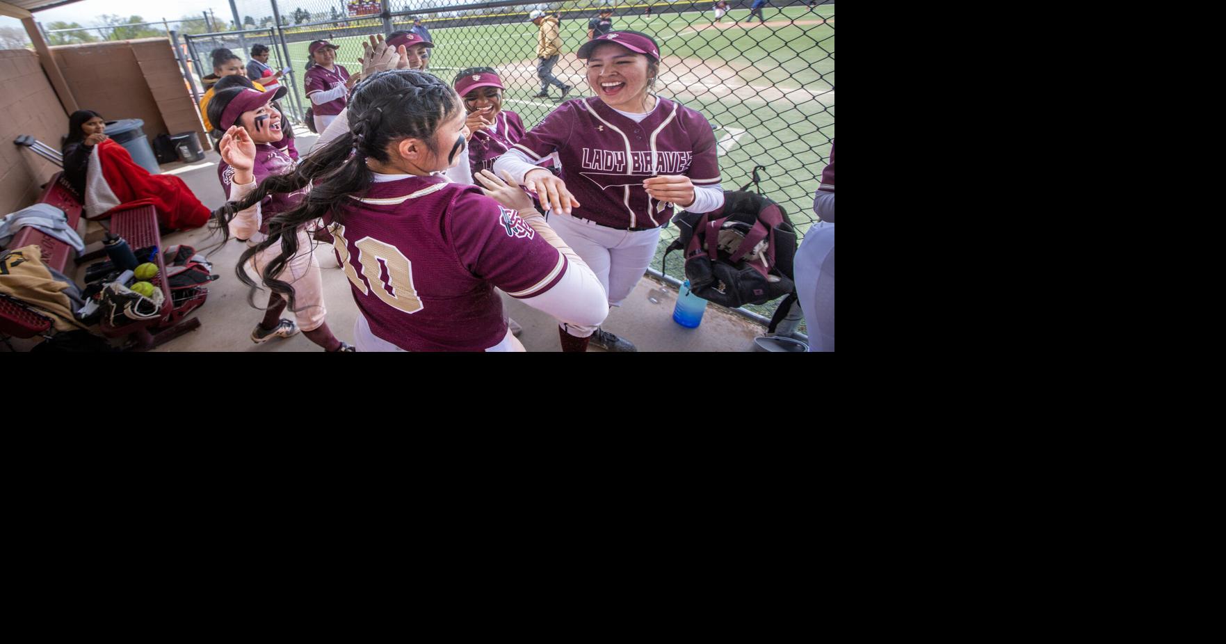 Doubleheader split puts Lady Braves in position for first district ...