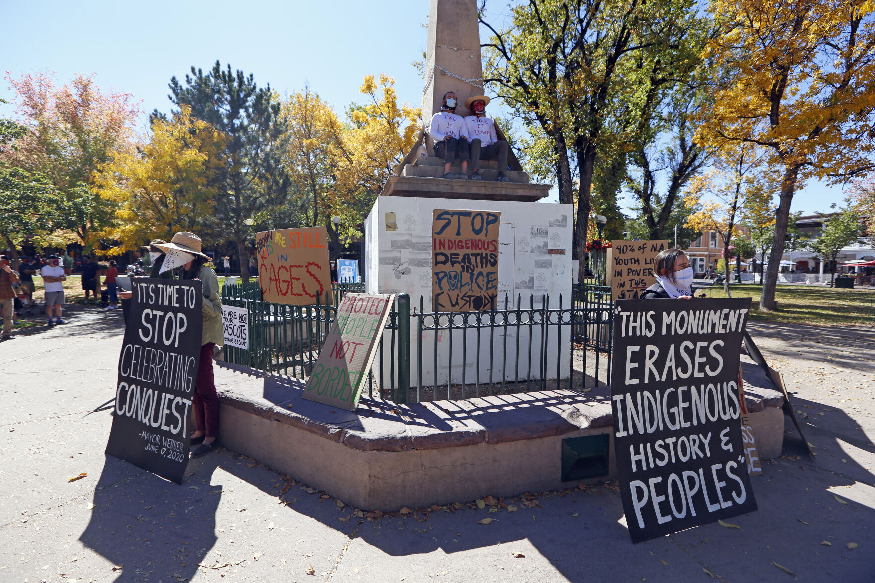 'Festering wound': Five years after Santa Fe Plaza obelisk fell ...