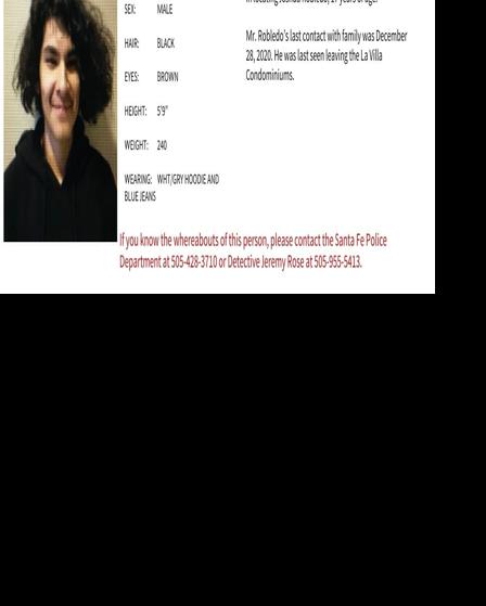 Santa Fe police search for runaway teen | Local News ...