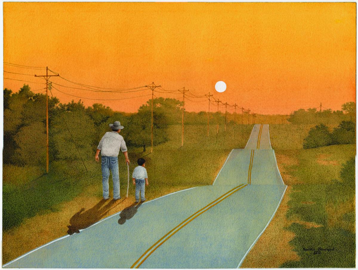 Norma Howard: The girl who had to paint | Indian Market 2014 ...