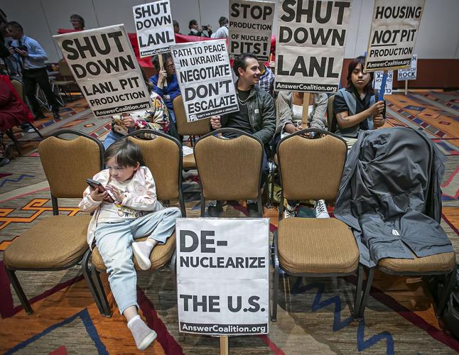 'Stop making nuclear weapons': Activists press federal chief on LANL ...