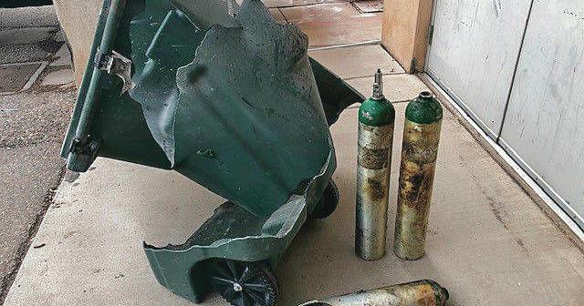 can oxygen tank explode