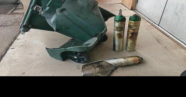 Discarded oxygen tank explodes in Santa Fe garbage bin | Local News ...