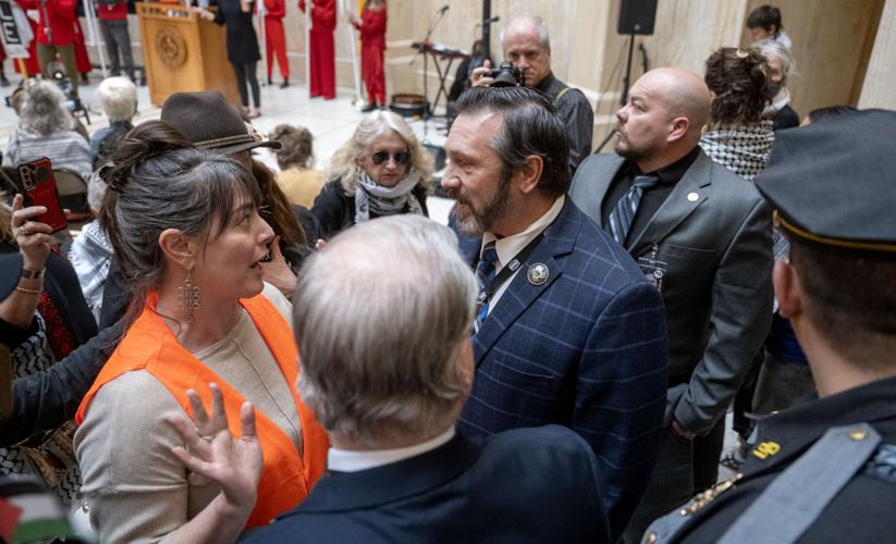 Lawmakers, advocates clash at pro-Palestinian rally at Capitol ...