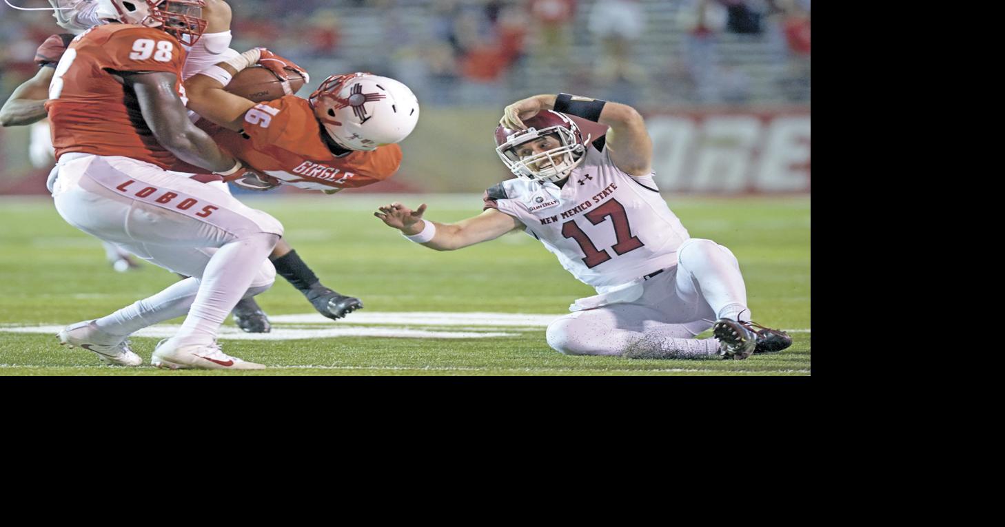 Fierce UNM rally falls short, Lobos lose to NMSU, 30-28 | Sports ...
