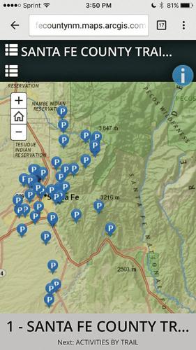 Santa Fe County develops online trails map | Features ...