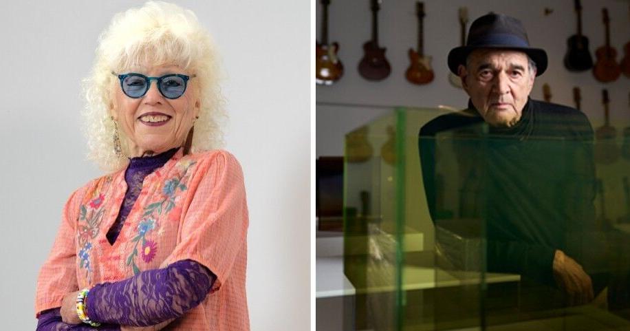 Artists Judy Chicago and Larry Bell speak at the New Mexico Museum of ...