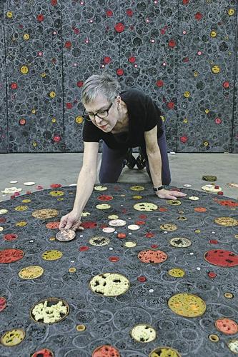 Terry Maker uses alchemy — and a few old shoes — to forge works with ...