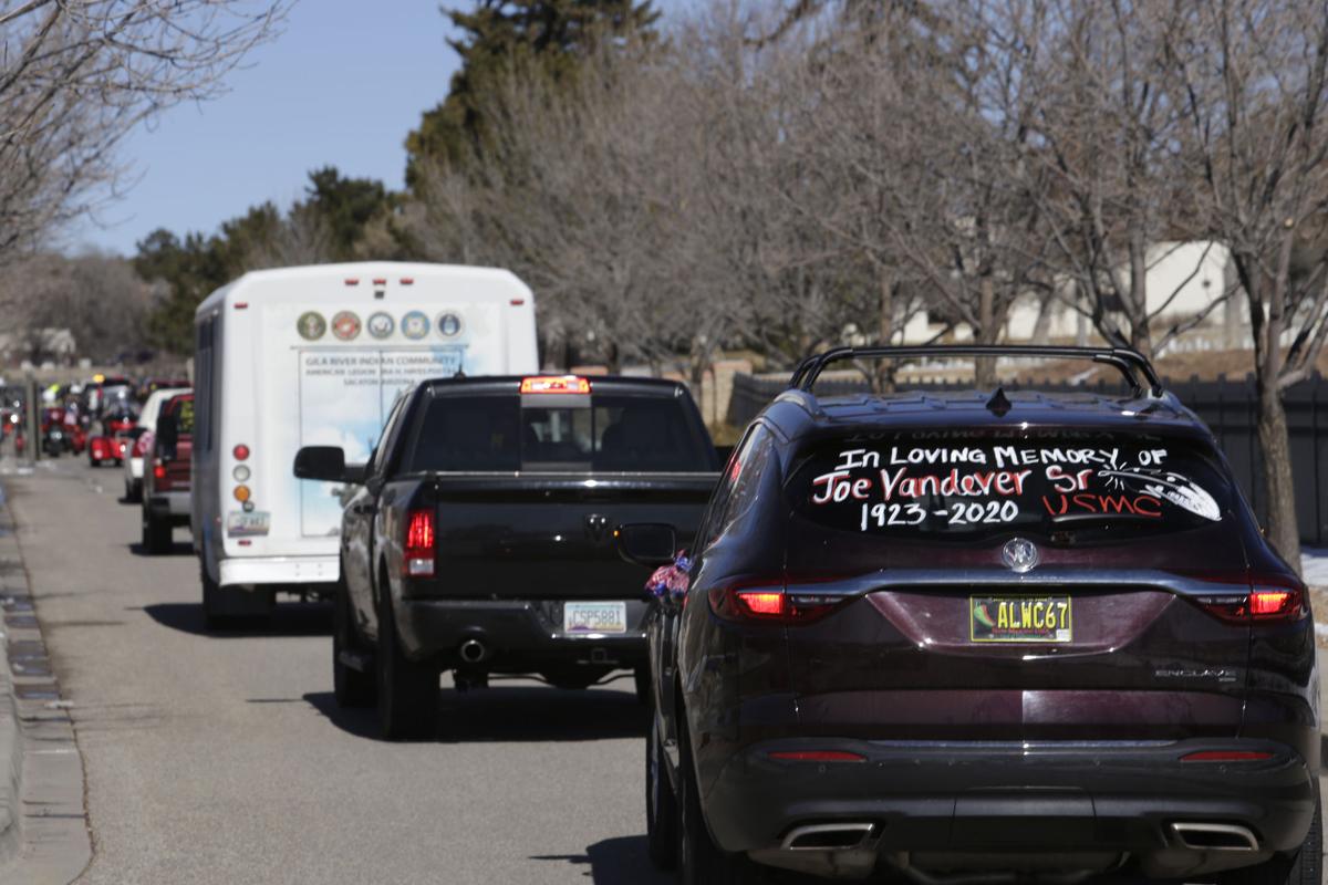 Dozens honor Navajo Code Talker Vandever at funeral | Local News ...
