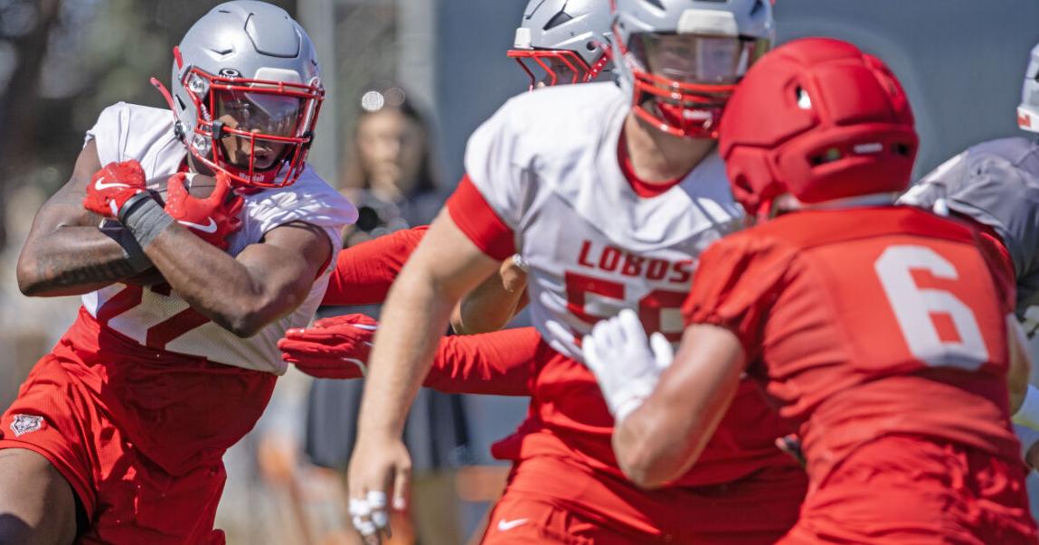 Lobos football team begins preseason practice ahead of Aug. 30 game ...
