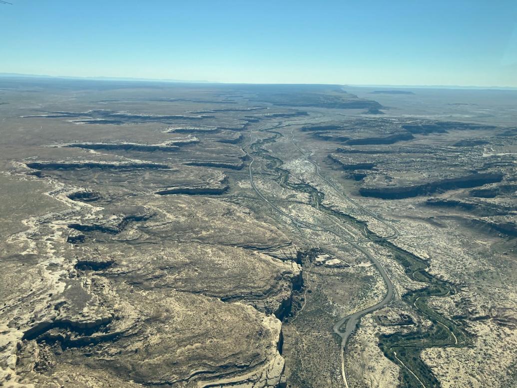 Pueblo leaders fly over Chaco Canyon before heading to D.C. to lobby ...