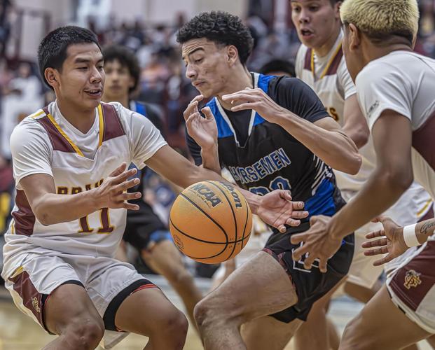 Top-ranked St. Michael's never trails in 71-49 rout of Santa Fe Indian ...
