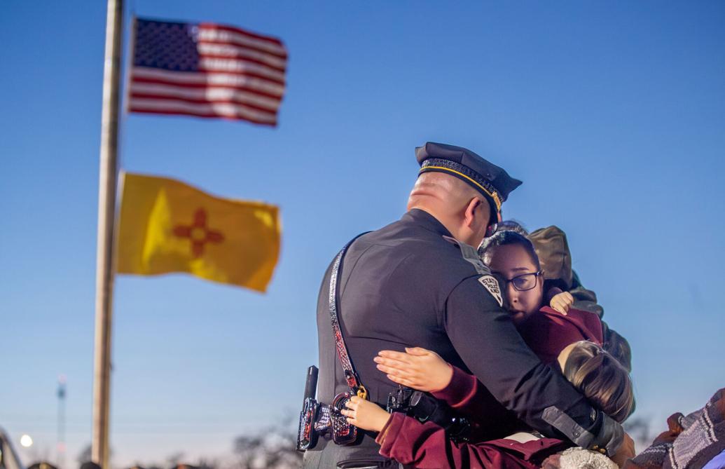 Eastern New Mexico town mourns fallen state police Officer Justin Hare ...