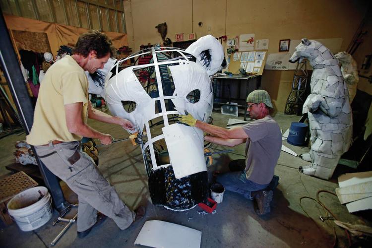 Santa Fe sculptor’s bear piece, a comment on habitat loss, set for ...