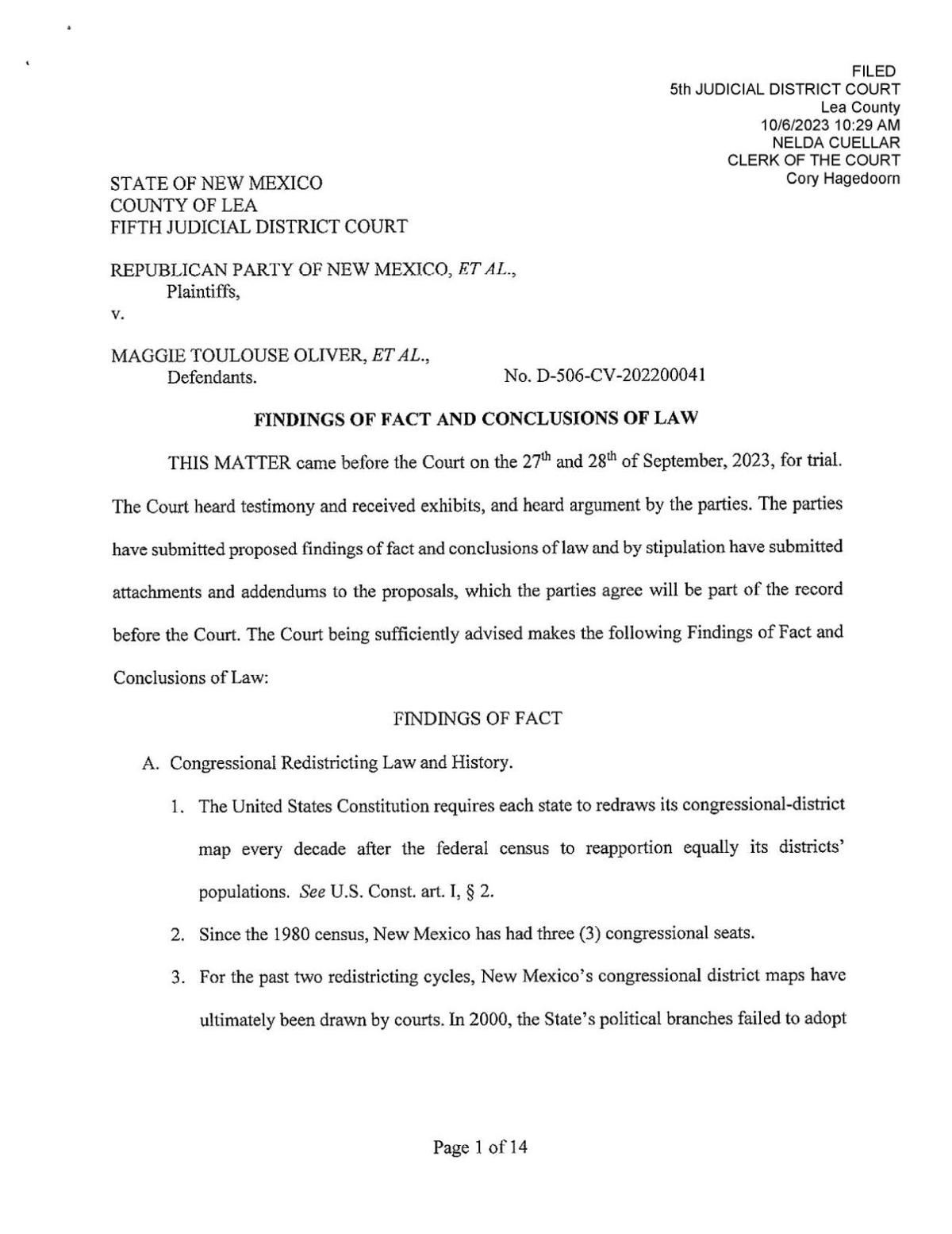 Judge rules for Democrats in redistricting suit; GOP to appeal ...