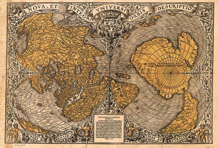 Renaissance worldview: Pierre Desceliers' 16th-century map | Books ...