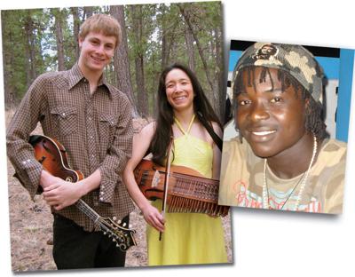 Onstage: A combination of sounds: Sandra Wong, Dominick Leslie, and ...