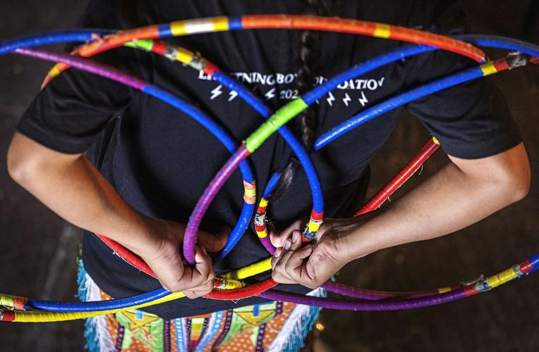 Sights from the 2023 Nakotah LaRance Youth Hoop Dance Championship ...