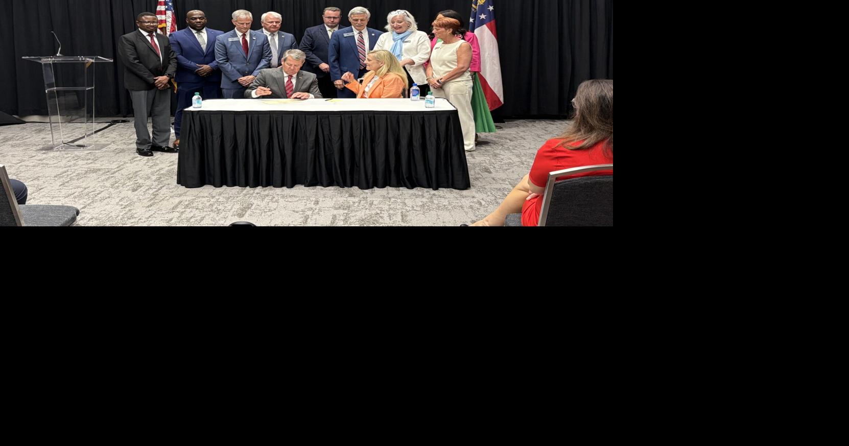 May 7 - Governor Brian Kemp signs Senate Bill 55 and healthcare related ...