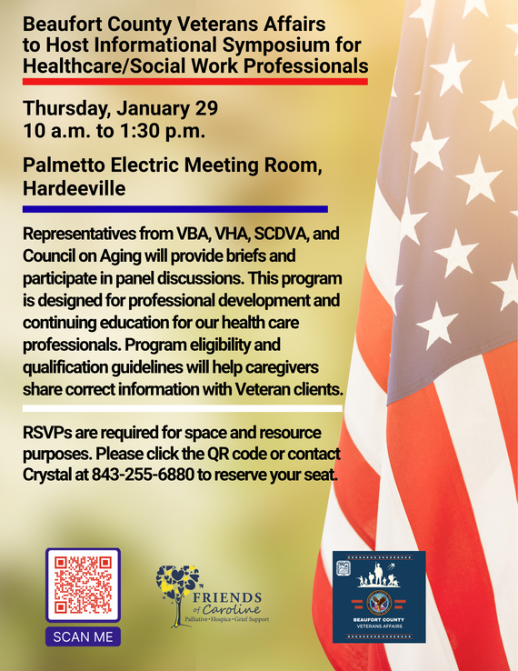 Jan. 15 - Beaufort County Veterans Affairs Hosting Informational ...