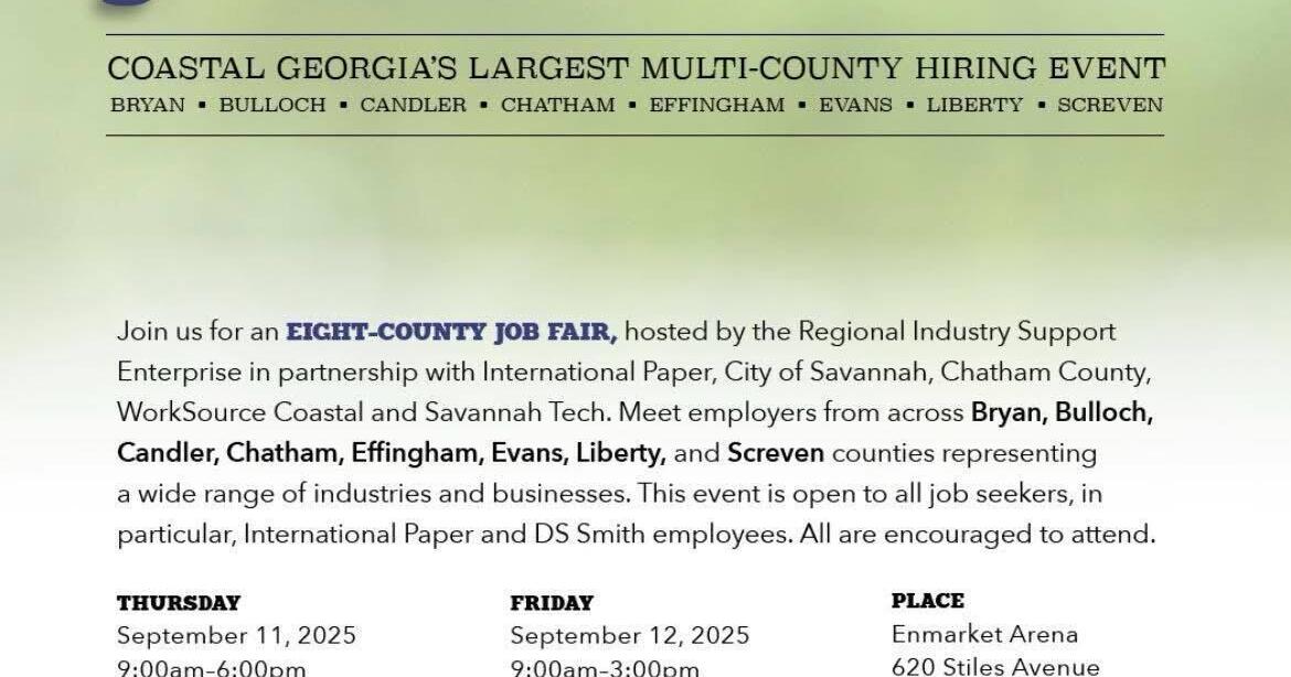 Sept. 9 - Job Palooza to feature employers from eight counties | Work ...