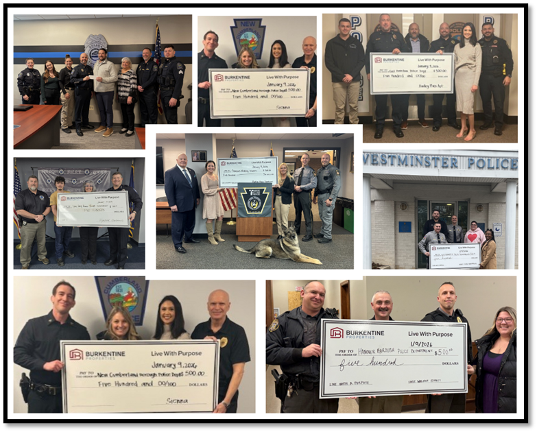 Jan. 14 - Burkentine Builders Commemorates Law Enforcement Appreciation ...