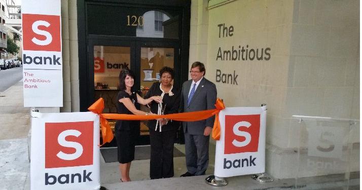 The S Bank, led by Mark Smith, celebrates opening of first Chatham ...