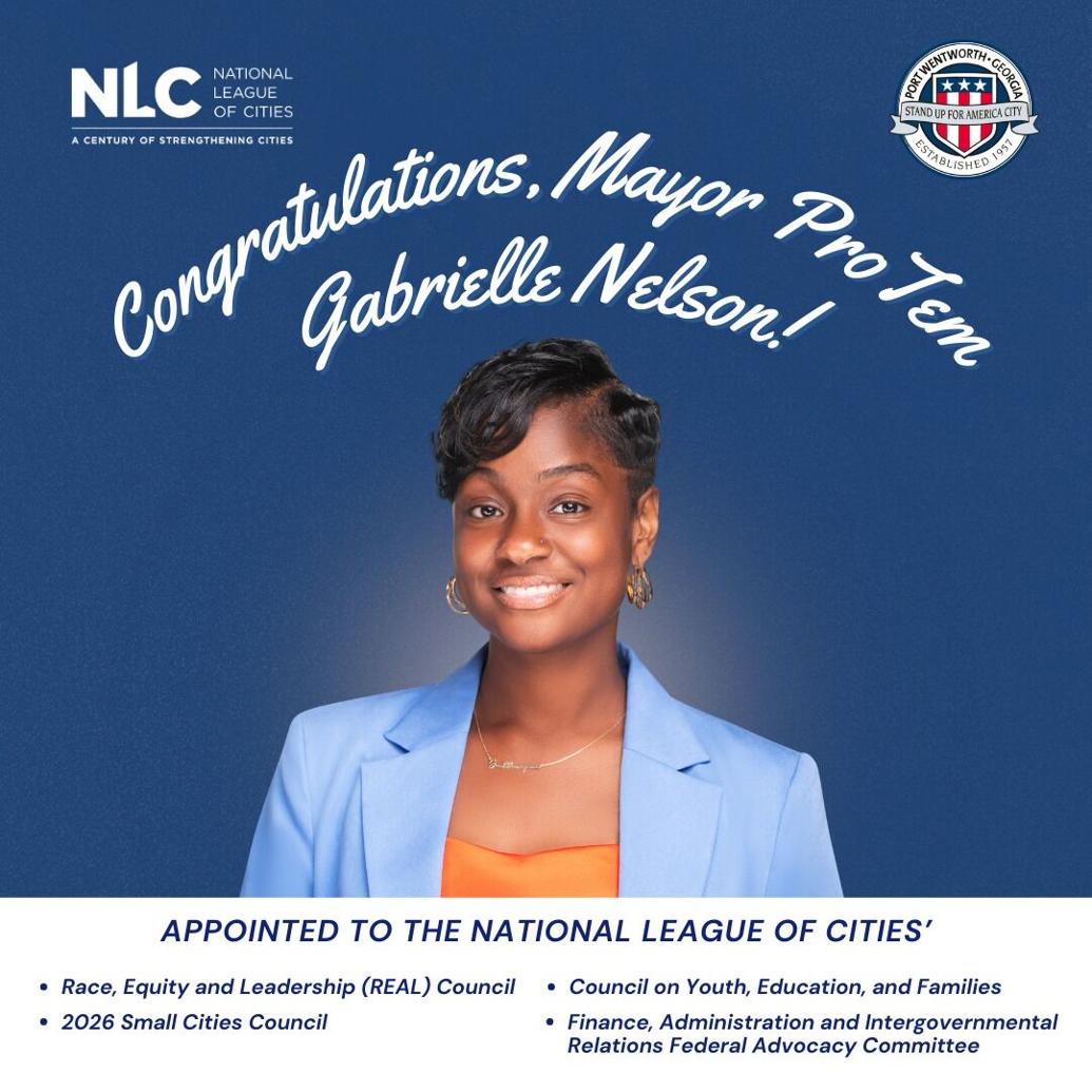 MAYOR PRO TEM GABRIELLE NELSON Appointed to Multiple “National League ...