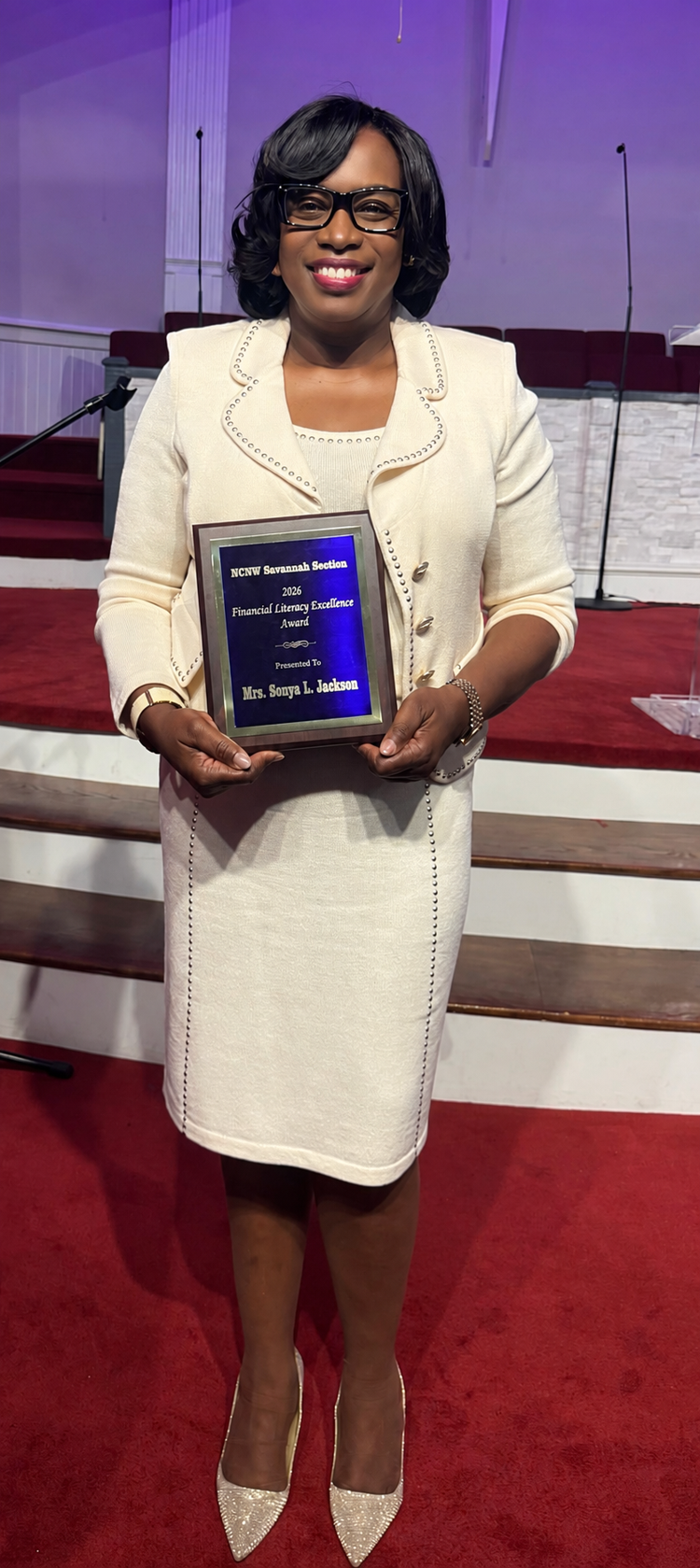 SONYA L. JACKSON, Chatham County Tax Commissioner, Receives Financial ...