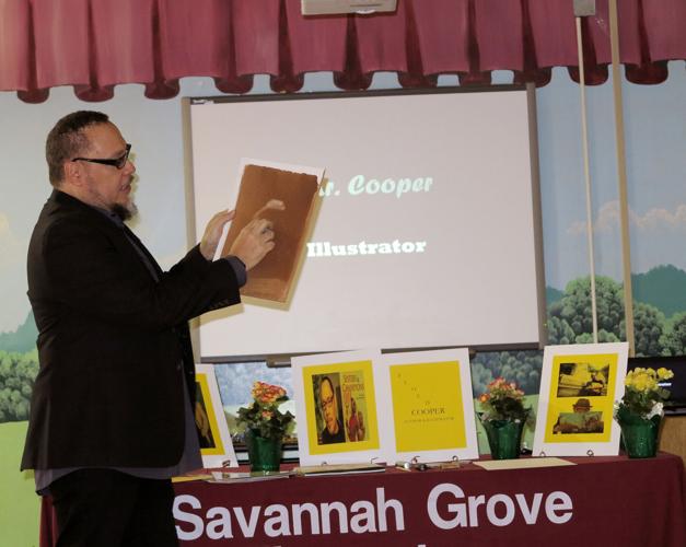 Book illustrator visits Savannah Grove Elementary