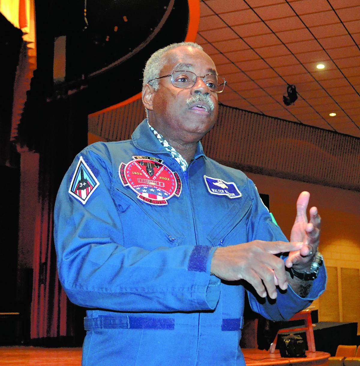 Col. Watson speaks at Wilson High School